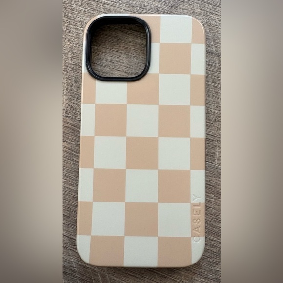 CASELY | Cell Phones & Accessories | Casely Neutral Checkerboard Iphone ...
